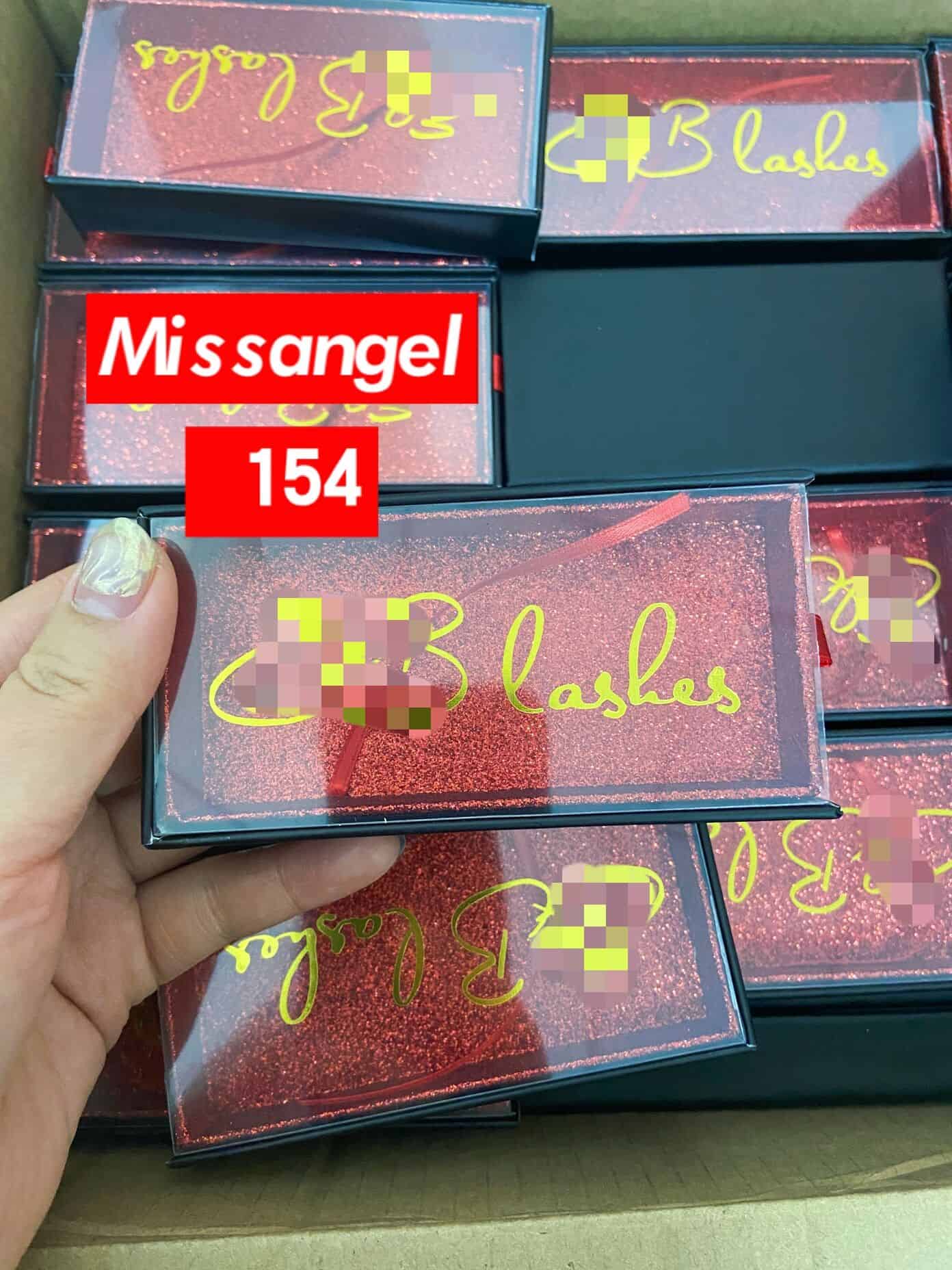 Black Slide Out Eyelash Packaging Boxes