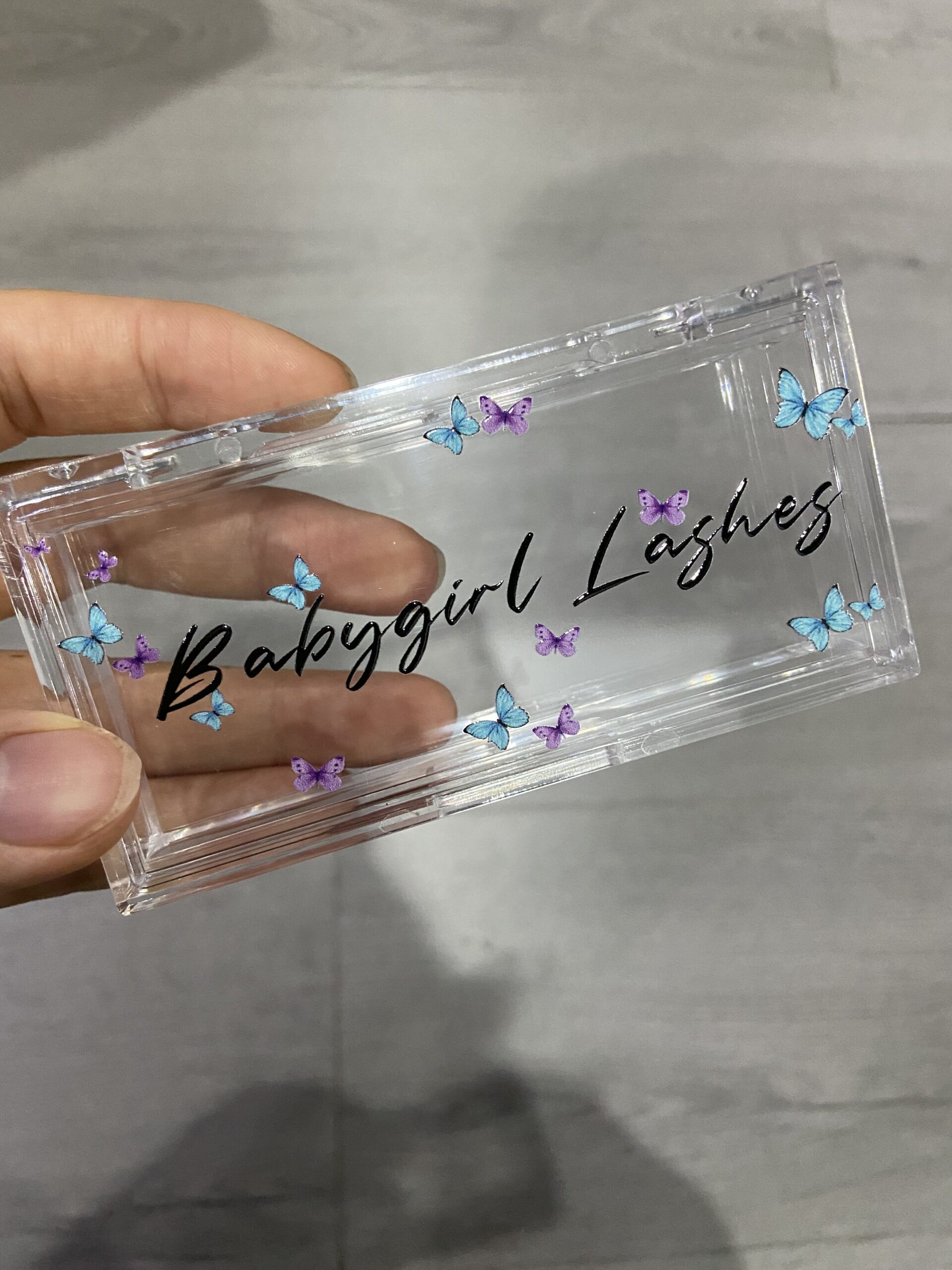 Acrylic Lash Cases Clear Eyelash Cases