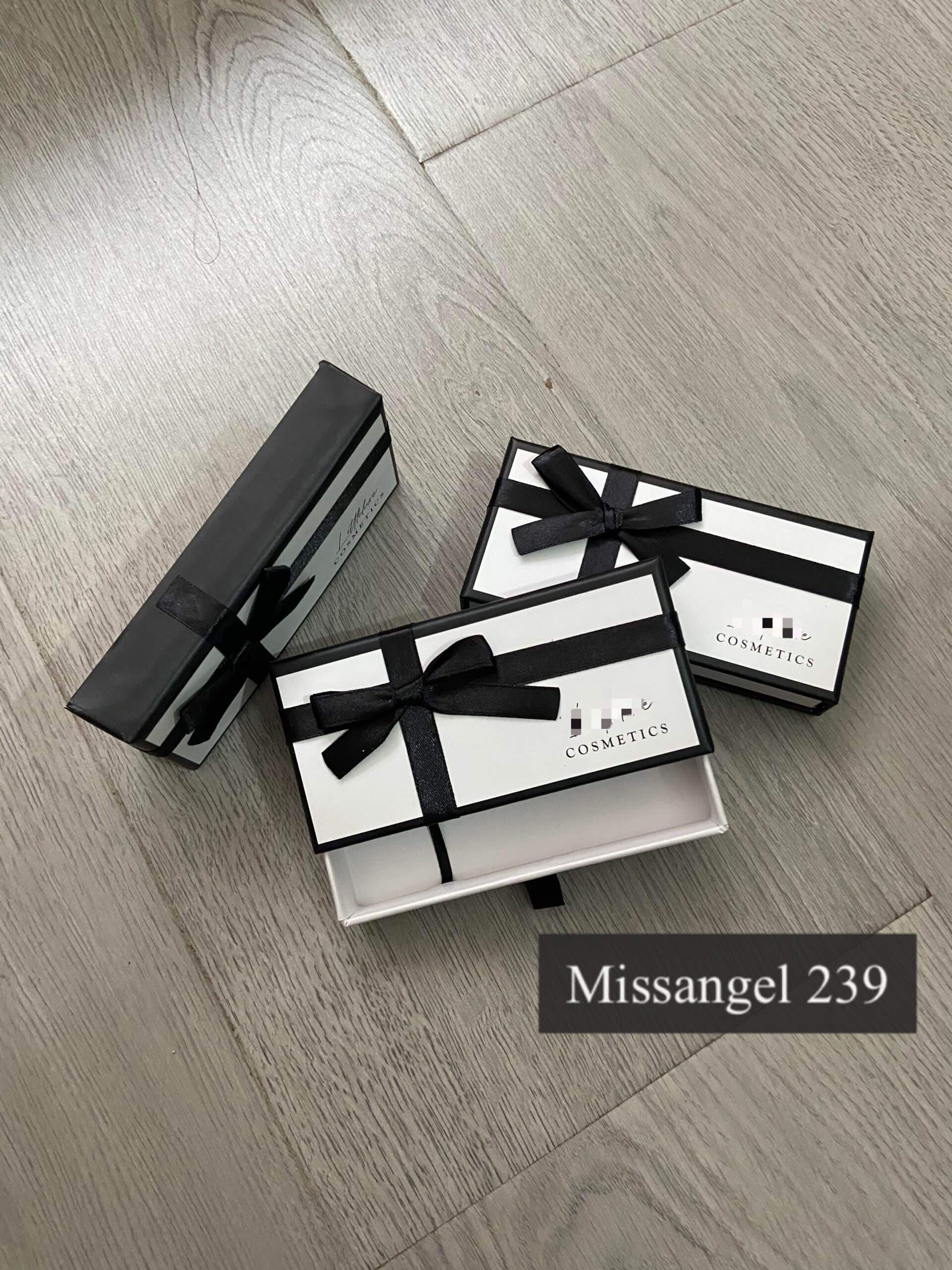Black Slide Out Eyelash Packaging Boxes