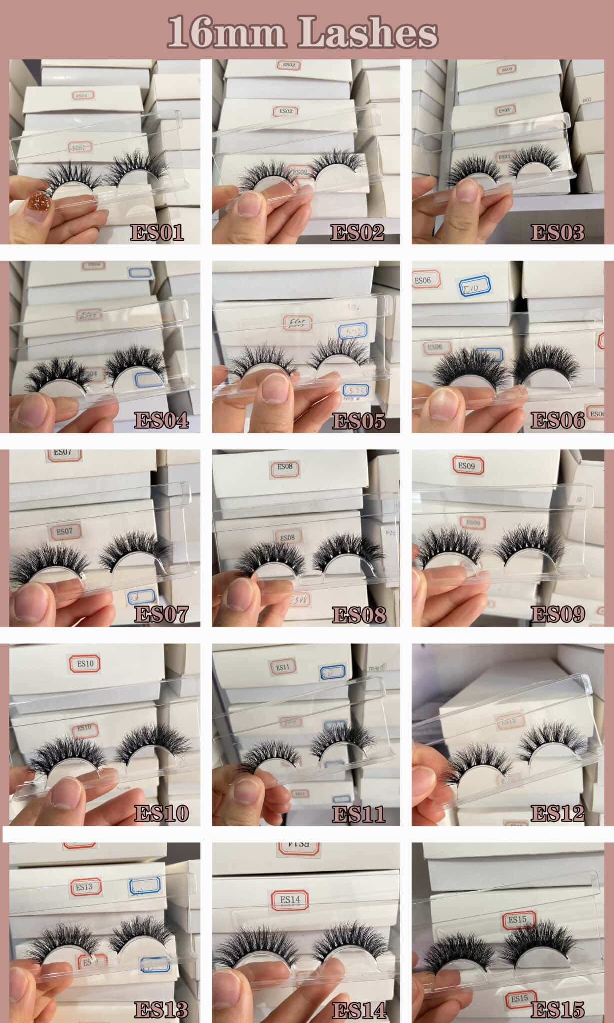 Wholesale Eyelashes Mink Lash Vendors Custom Eyelash Packaging