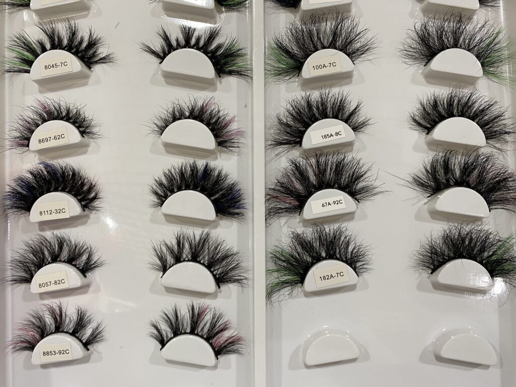 color mink lashes wholesale eyelash vendors Missangel Lashes